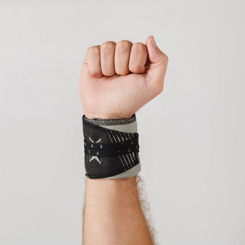 Picsil Wrist Pads Cotton - Slate Grey - WORKOUT.EU (Out of stock)
