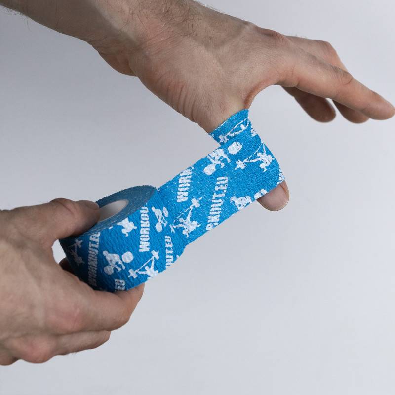 Gymbox thumb tape narrow 32 pcs - (blue) - WORKOUT.EU